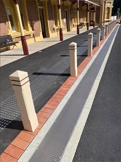 Junee Train Station, Junee, NSW - ACO Drain