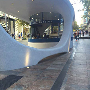 Forrest Place Information Kiosk, Perth, WA - ACO Drain